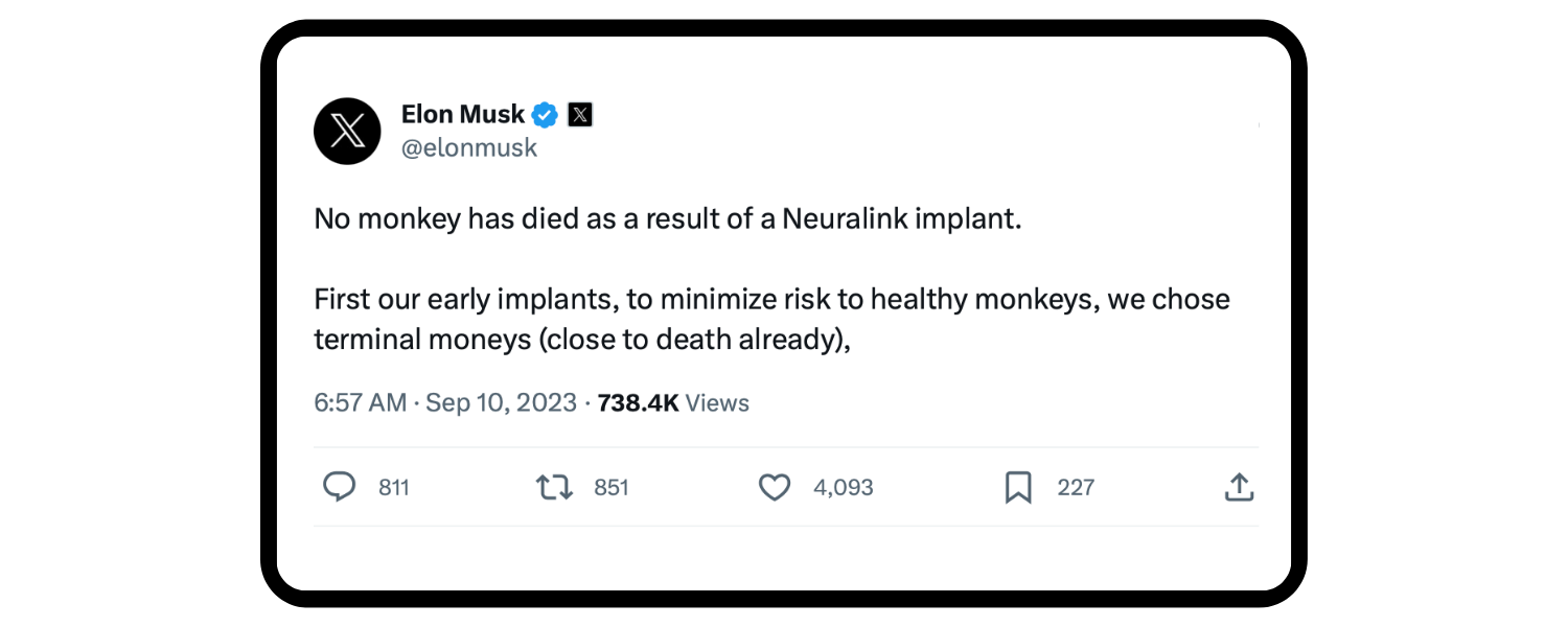Elon: Animal Research Industry Exemplar – Rise for Animals